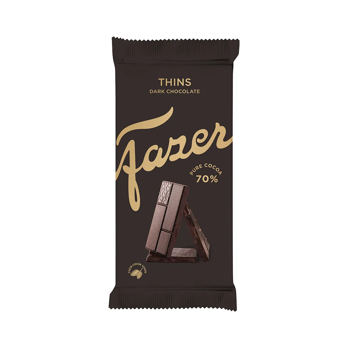 Karl Fazer Thins 70% dark chocolate 95g - Fazer.com