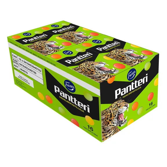 Pantteri Fruit pastilles 70g - Fazer.com