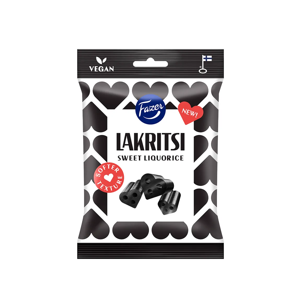 Lakritsi Sweet Liquorice bag 150g - Fazer.com