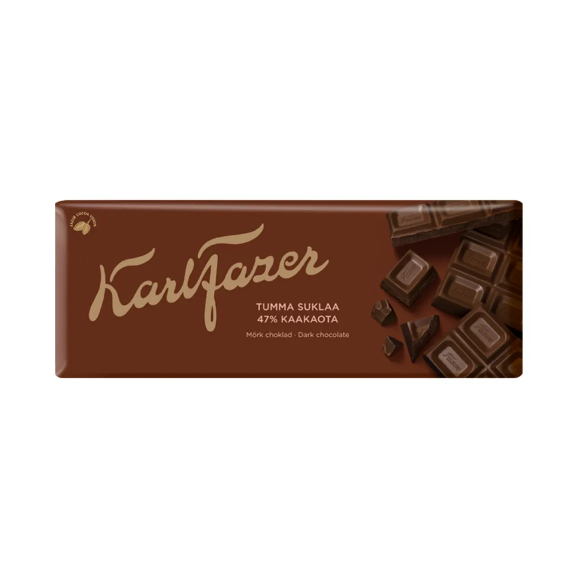 Karl Fazer dark chocolate tablet 180g - Fazer.com