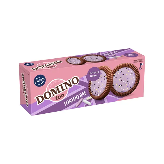 Domino Fun Lontoo rae herkuttelukeksi 120g - Fazer.com