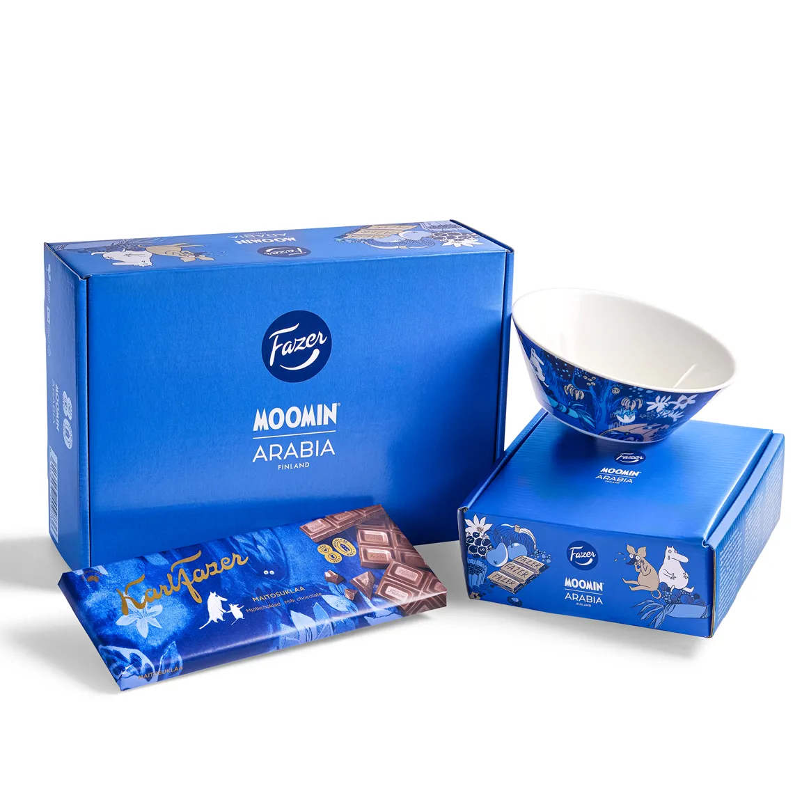 Fazer x Moomin Arabia 80 year anniversary box - Fazer.com