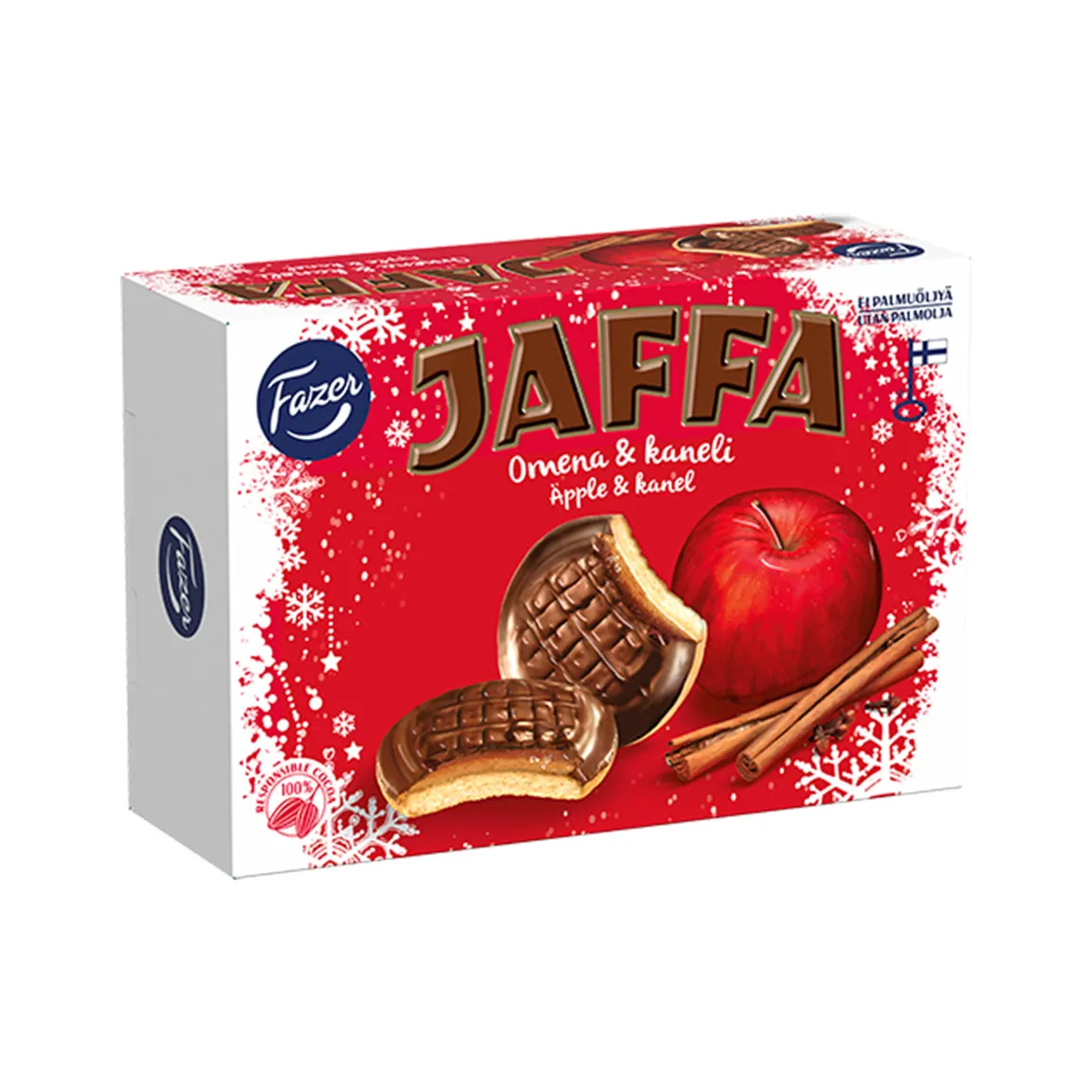 Jaffa Apple & Cinnamon sponge cake 300 g - Fazer.com