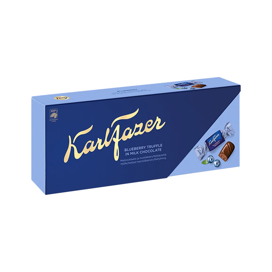 Karl Fazer Blueberry Truffle 250 g - Fazer.com