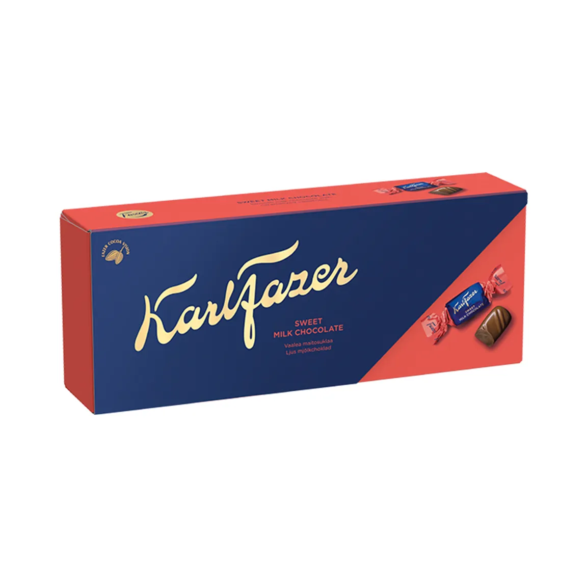Karl Fazer Sweet Milk Chocolate chocolate praline 250g - Fazer.com