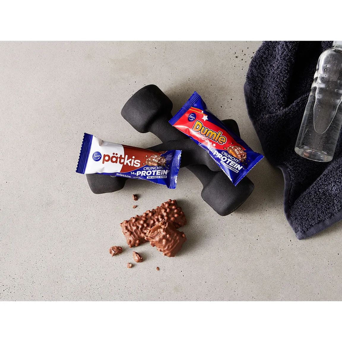 Dumle Crunchy Protein patukka 45g - Fazer.com