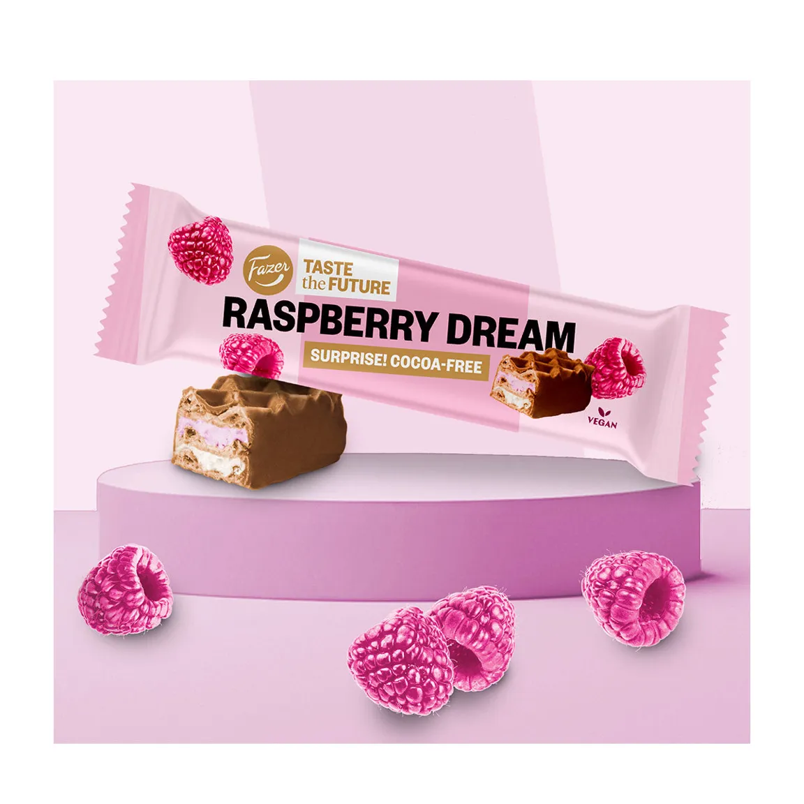 Fazer Taste the Future Raspberry dream patukka 21g - Fazer.com