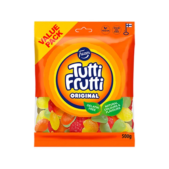Tutti Frutti Original candy bag 500 g - Fazer.com