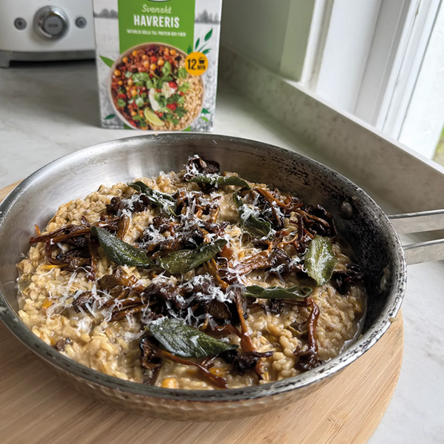 Havrerisotto med svamp
