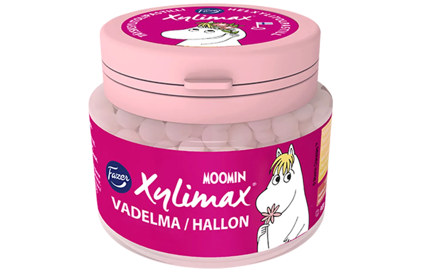 Xylimax Moomin Raspberry pastilles 90 g - SettingsPage NOT SET