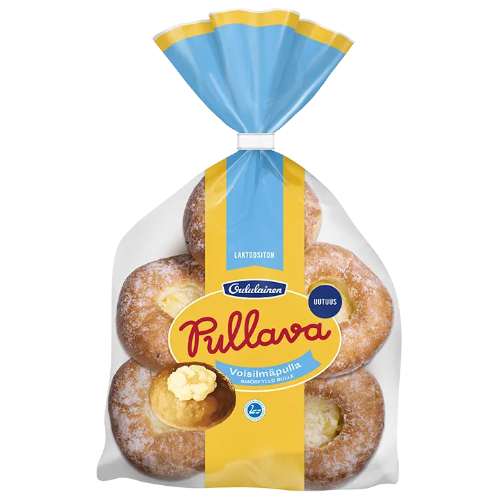 Oululainen Pullava Voisilmäpulla 5kpl 270g - Fazer.fi