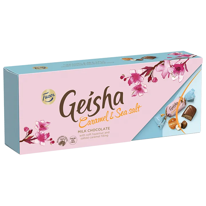 Geisha Caramel & Sea Salt 270g - Fazer.com