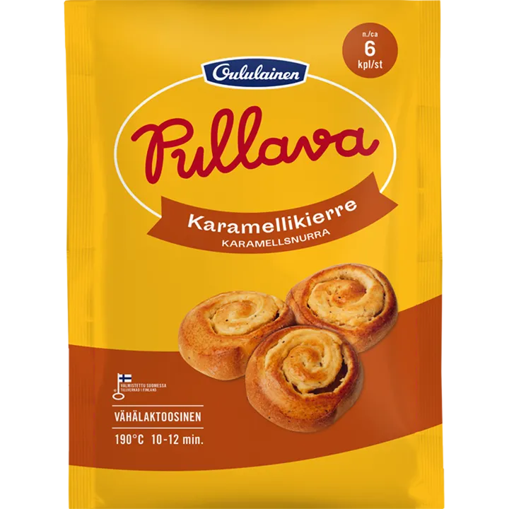 Oululainen Pullava Karamellikierre 6kpl 420g, pakaste - Oululainen.fi